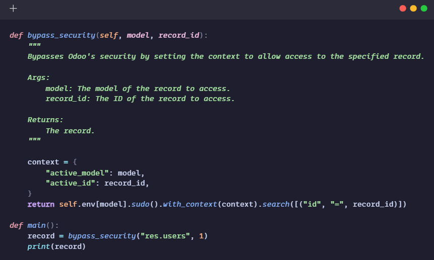 How To Use Context Safely In Odoo With Code Examples